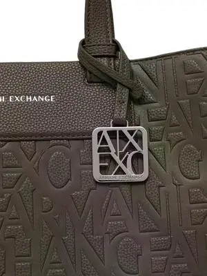 Armani Exchange Logo-embossed Tote Bag