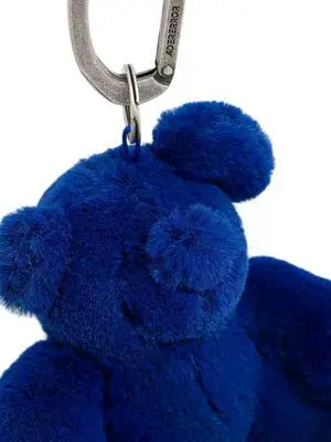 ADER ERROR Bear Motif Faux-fur Keyring