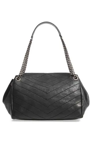 Saint Laurent Medium Nolita Leather Shoulder Bag