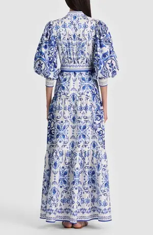 Alice + Olivia Cora Voluminous Tiered Maxi Dress