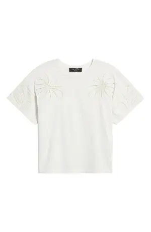 Rag & Bone Floral Cutout T-shirt