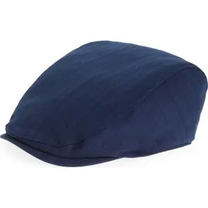 OPEN EDIT Pinstripe Driving Cap - Navy