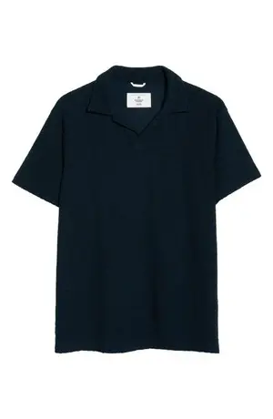 Reigning Champ Johnny Collar Cotton Terry Cloth Polo