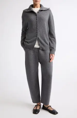 LISA YANG Denie Cashmere Turtleneck Cardigan
