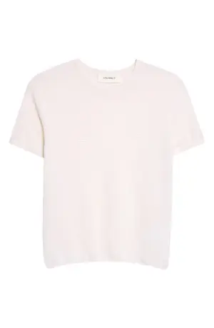LISA YANG Ira Short Sleeve Cashmere Sweater