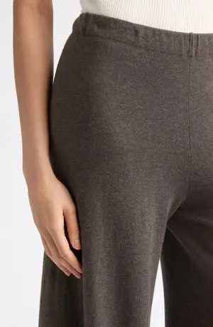 LISA YANG Ainsley Cotton & Cashmere Wide Leg Pants