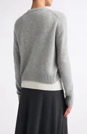 LISA YANG Cashmere & Silk Cardigan - Cloudy