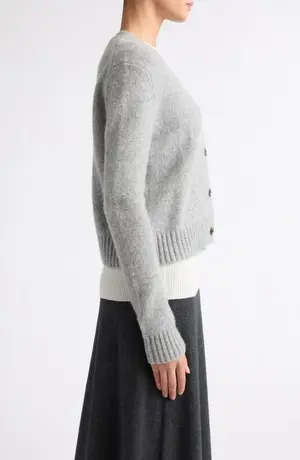 LISA YANG Cashmere & Silk Cardigan - Cloudy