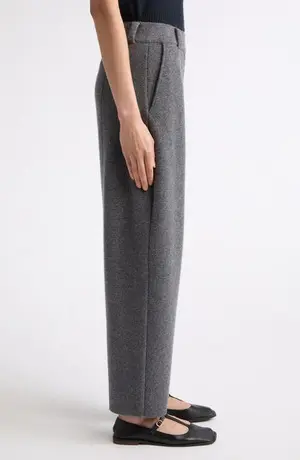 LISA YANG Cashmere Barrel Leg Sweater Pants - Graphite