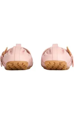 Balmain Anthem Smooth Leather Ballet Flats