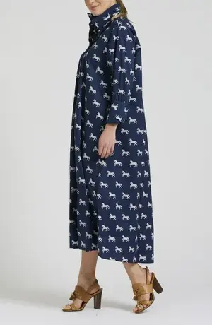 SHIRTY Amelie Print Cotton Shirtdress