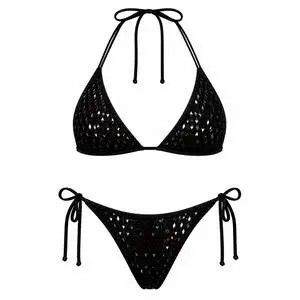 CHIARELLA Gala Sequin Bikini - Black