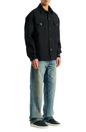 Balmain Wool Twill Overshirt