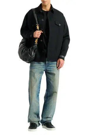 Balmain Wool Twill Overshirt