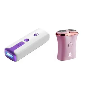 PURSONIC Ipl Laser Device & Painless Shaver Your Ultimate At-home Hair Removal Duo - Multicolor