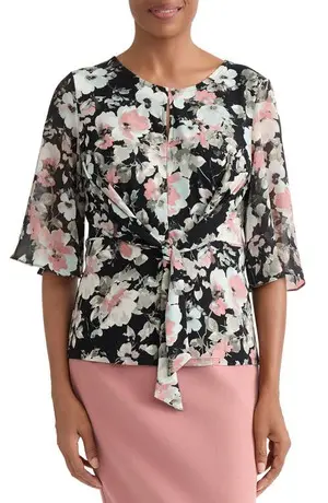 Kasper Floral Blouses