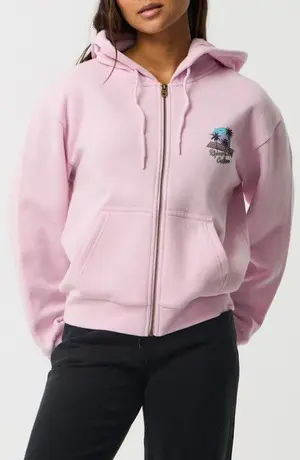 Rip Curl Tropical Graphic Zip Hoodie - Light Lilac