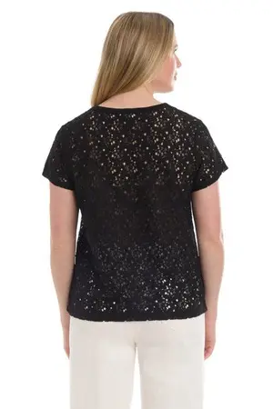Wilt Baby Fit Lace Tee - Black
