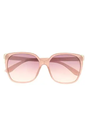 Bp. Oversized Gradient Cat Eye Sunglasses - Beige