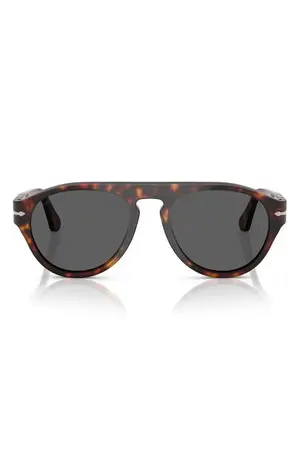 Persol Pilot Sunglasses - Havana/dark Grey