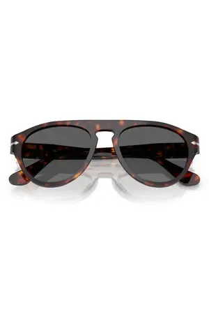 Persol Pilot Sunglasses - Havana/dark Grey