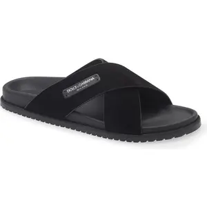Dolce & Gabbana Slide Sandal - Nero/nero