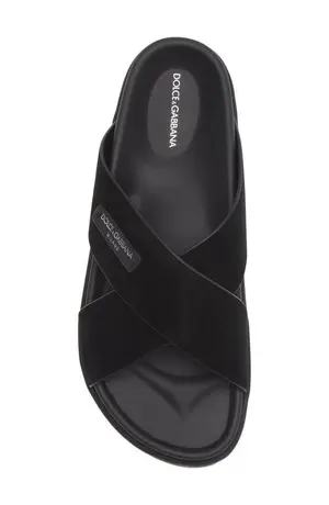 Dolce & Gabbana Slide Sandal - Nero/nero