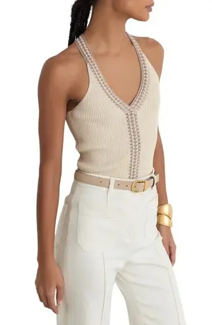 REISS Nora Rib Tank - Neutral