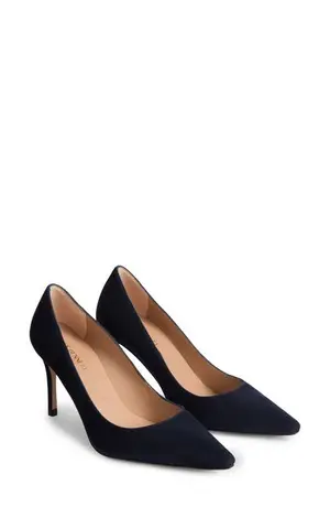 LK BENNETT Floret Signature Court Pumps - Navy