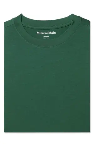 Mizzen+main Knox Solid Green T-shirt