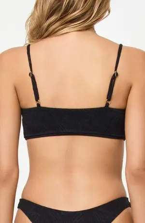 L*Space Printed Square Neck Swim Top