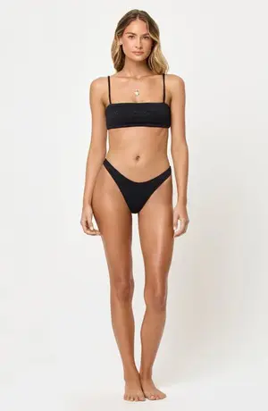L*Space Printed Square Neck Swim Top