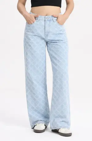 BAYEAS High Waist Straight Leg Jeans