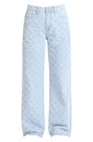 BAYEAS High Waist Straight Leg Jeans