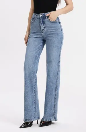 BAYEAS High Waist Bootcut Jeans