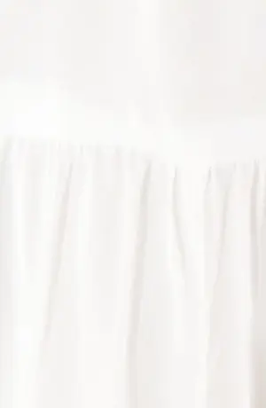 Elan Tiered Cover-up Dress - White