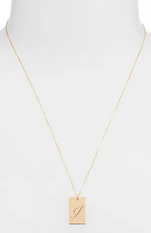 SET & STONES Stella Initial Pendant Necklace - Gold/i