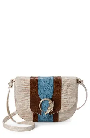 Brahmin Portia Leather Crossbody Bag - Blue