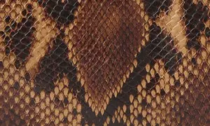 Brahmin Olivia Snakeskin Embossed Leather Shoulder Bag