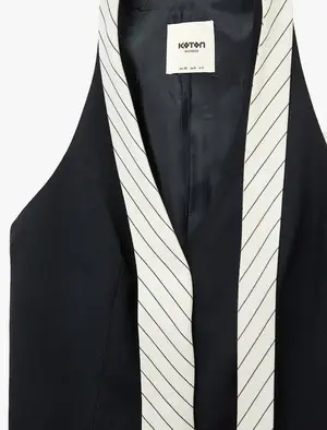 ZDNU 81041892 Slim Fit Sleeveless Structured Vest
