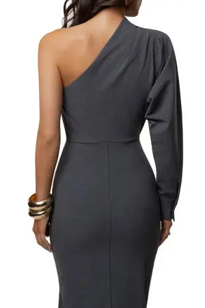 JLUXLABEL Racheal One Shoulder Midi Dress