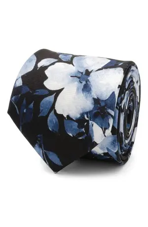 CUFFLINKS, INC. Silk Jacquard Floral Neck Tie And Pocket Square Set