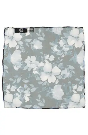 CUFFLINKS, INC. Silk Jacquard Floral Neck Tie And Pocket Square Set