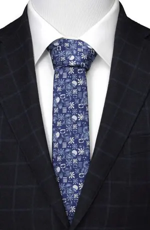 CUFFLINKS, INC. Disney Stitch Hawaiian Motif Neck Tie