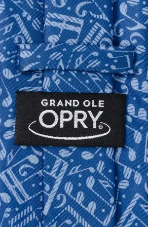 CUFFLINKS, INC. Grand Ole Opry Musical Notation Neck Tie - Blue