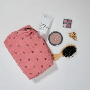 URBAN EXPRESSIONS Cosmetic & Travel Organizer Pouch - Blush