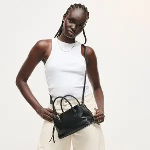 URBAN EXPRESSIONS Logan Crossbody Satchel - Black