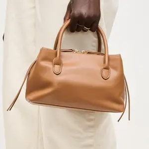 URBAN EXPRESSIONS Logan Crossbody Satchel - Camel