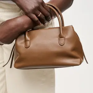 URBAN EXPRESSIONS Logan Crossbody Satchel - Chocolate