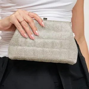 URBAN EXPRESSIONS Karla Evening Bag - Silver